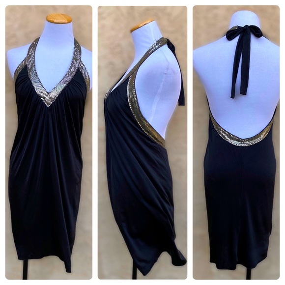 BCBGMaxAzria | Dresses | Bgbg Max Azria Black Chainmail Mini Dress Xs | Poshmark